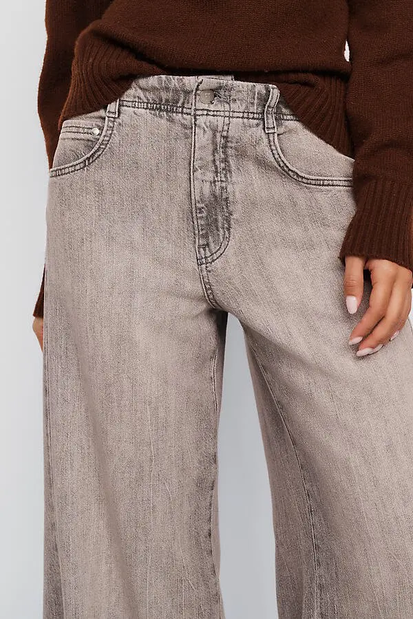 PILCRO Adi Mid Rise Relaxed Wide Leg Jeans