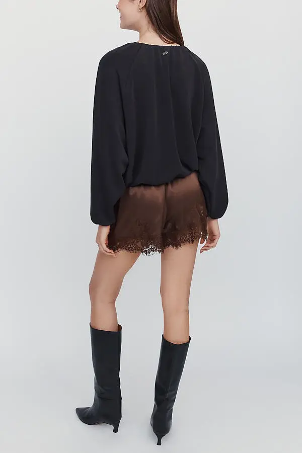 Scotch & Soda Gathered Modal Sweatshirt