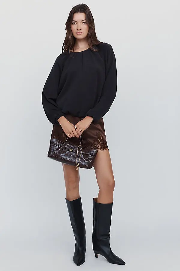 Scotch & Soda Gathered Modal Sweatshirt