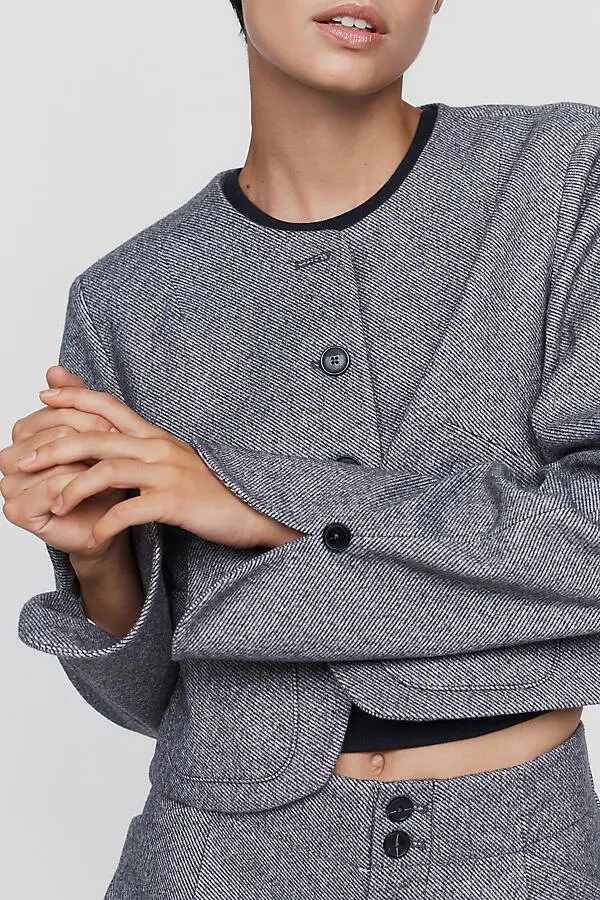 Anthropologie Studio Cropped Jacket
