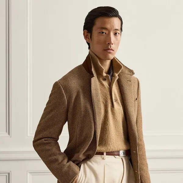 Ralph Lauren Glenn Hand-tailored Tick-weave Jacket