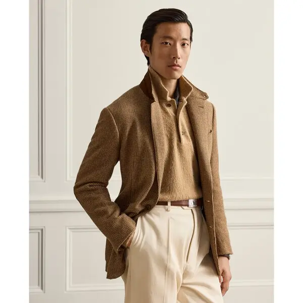 Ralph Lauren Glenn Hand-tailored Tick-weave Jacket