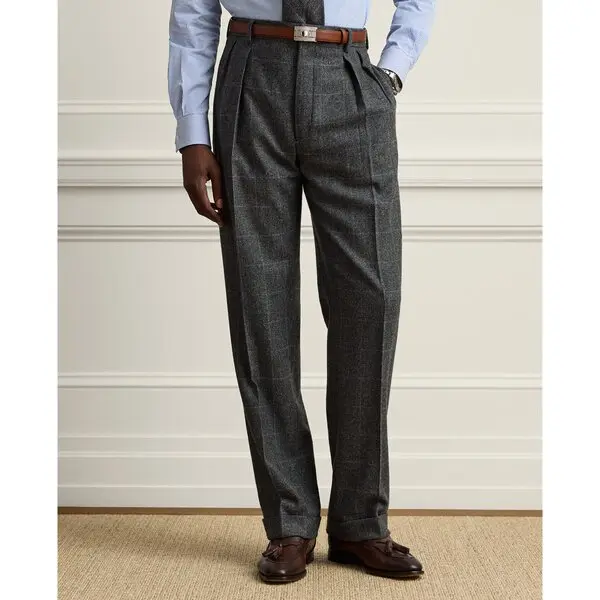 Ralph Lauren Glenn Hand-tailored Tick-weave Trouser