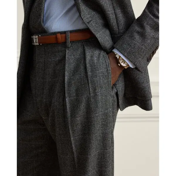 Ralph Lauren Glenn Hand-tailored Tick-weave Trouser