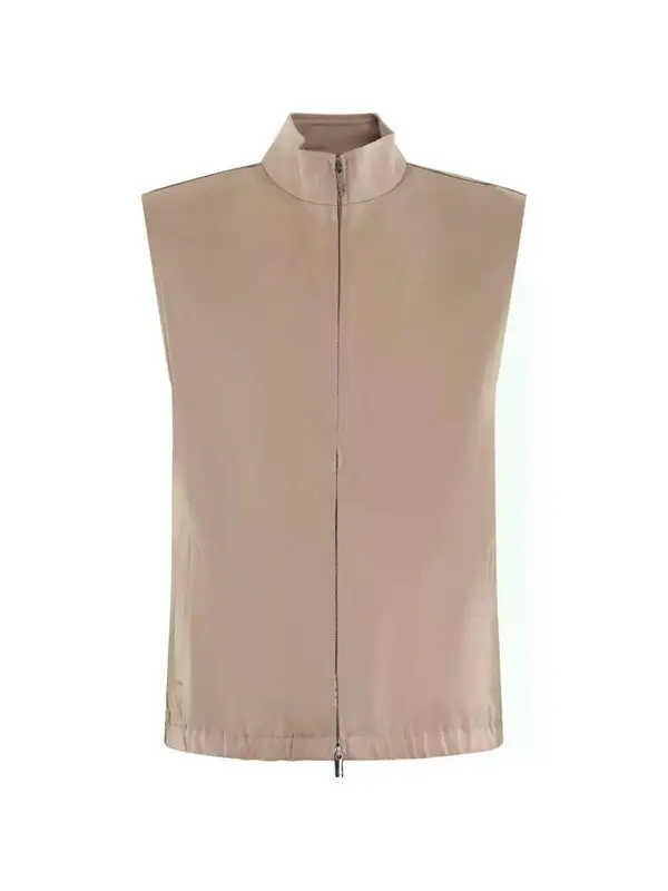 VALENZA High-neck Zip-up Gilet
