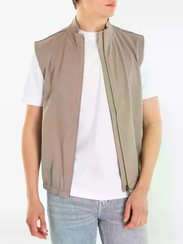 VALENZA High-neck Zip-up Gilet
