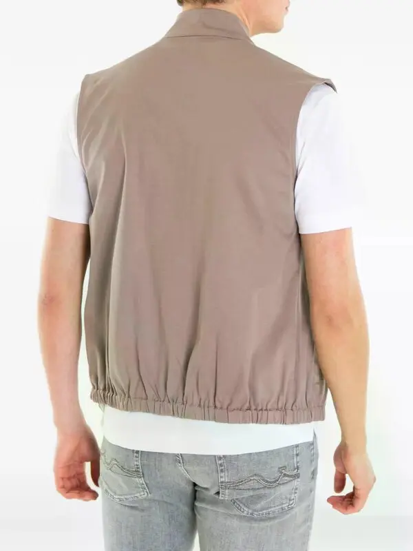 VALENZA High-neck Zip-up Gilet
