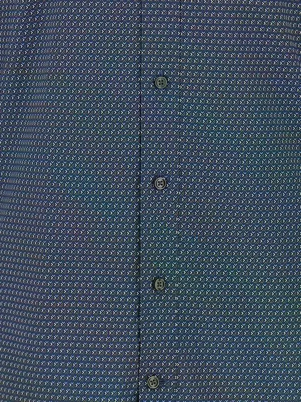 Michael Kors Micro-pattern Slim-fit Shirt