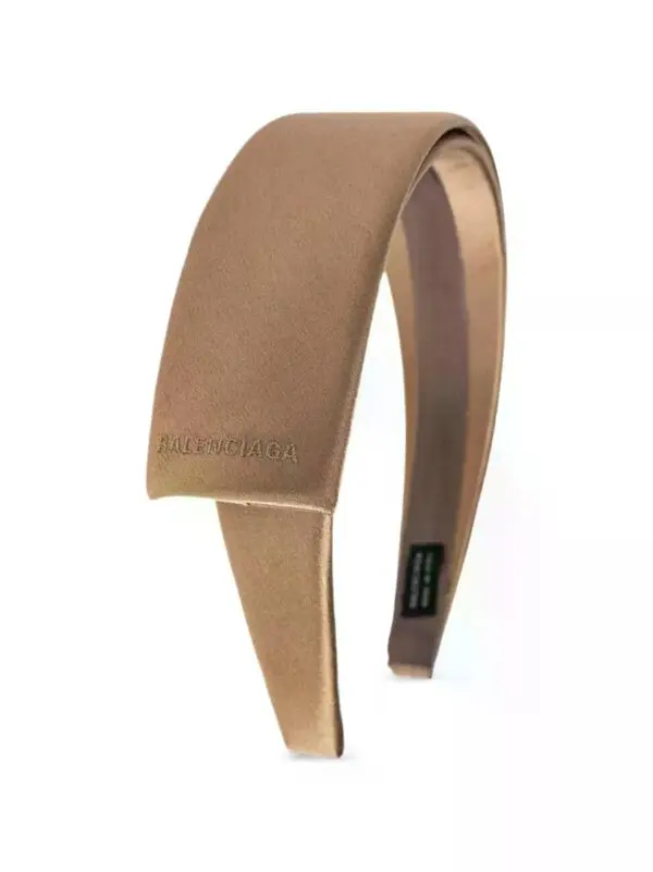Balenciaga Toque Thin Headband - Neutrals
