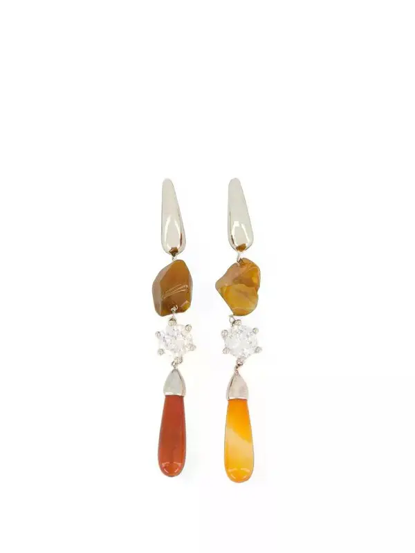 PANCONESI Ascolto Chandelier Agate Earrings