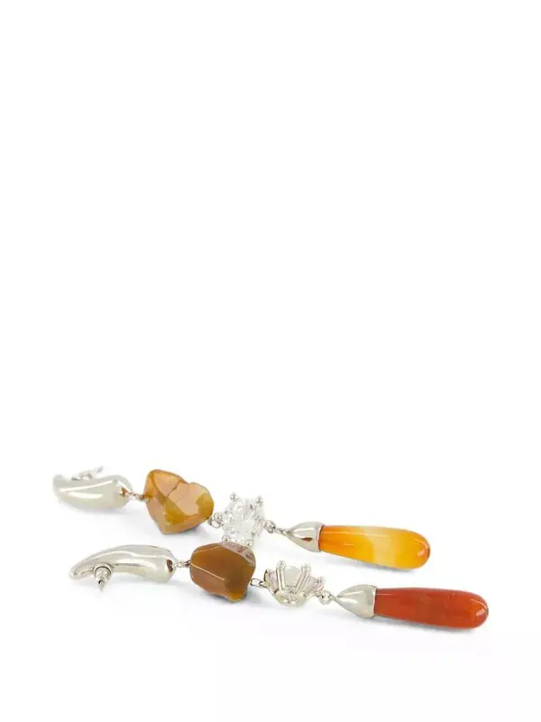 PANCONESI Ascolto Chandelier Agate Earrings