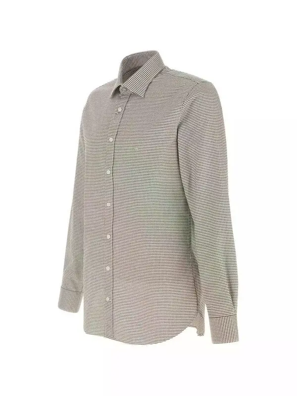 Michael Kors Micro-check Cotton Shirt