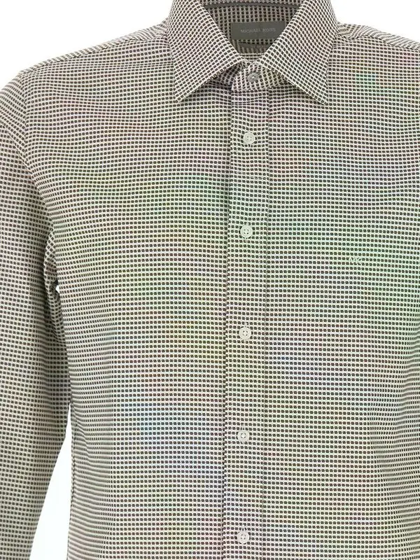 Michael Kors Micro-check Cotton Shirt