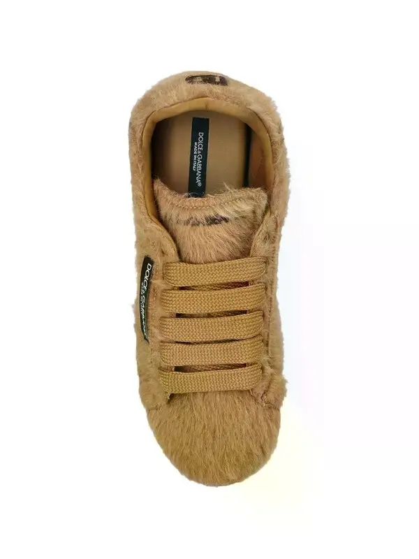 Dolce & Gabbana Alpaca Portofino Soft Sneakers