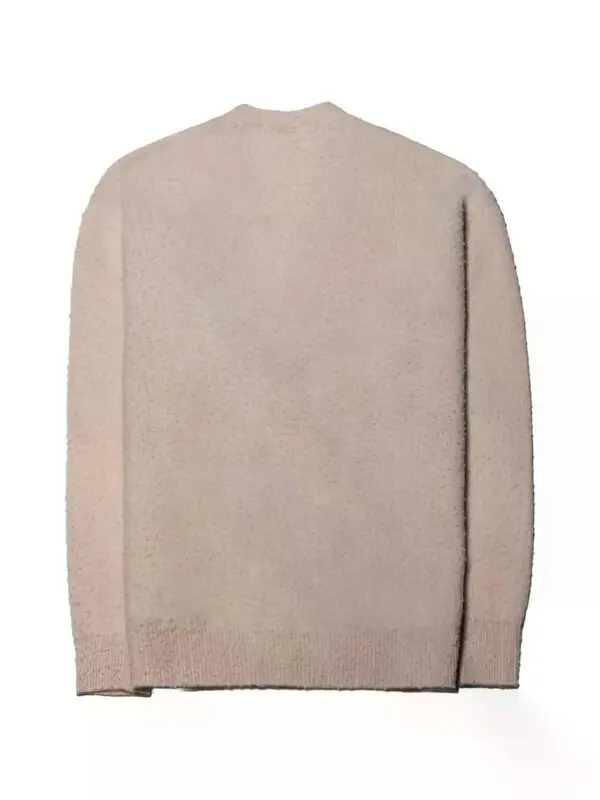 ROBERTO COLLINA Bouclé-knit Button-up Cardigan