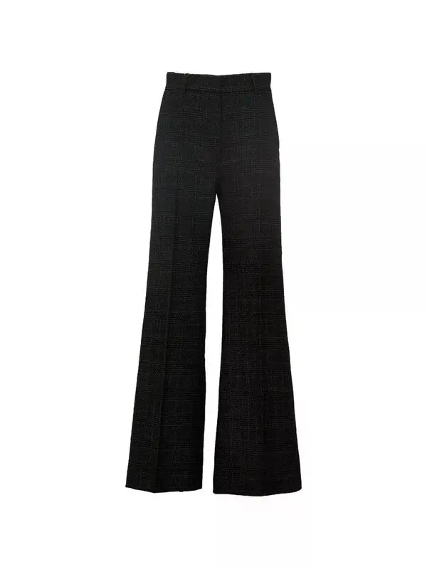 Max Mara Check-pattern Trousers