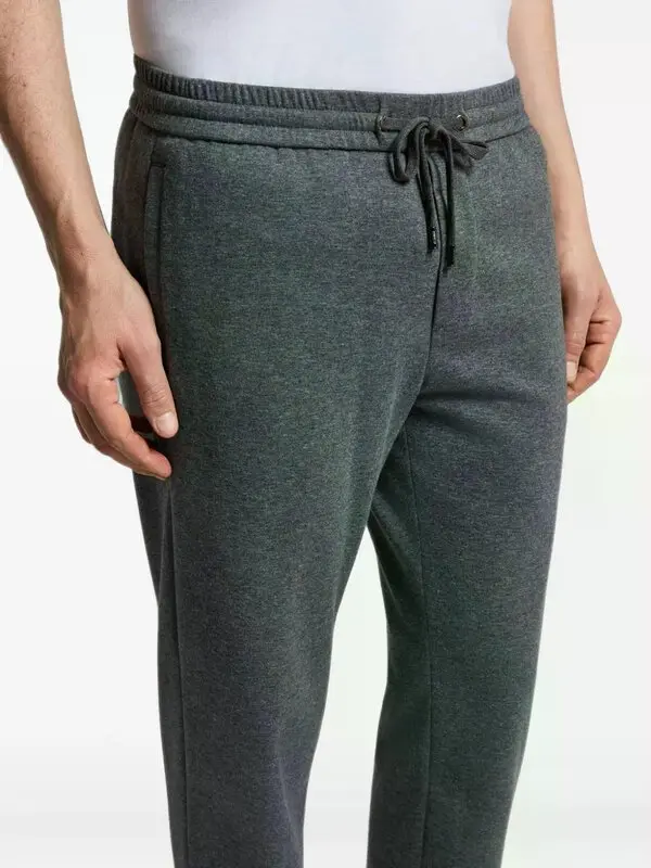 Peserico Mélange-effect Drawstring-waist Track Pants