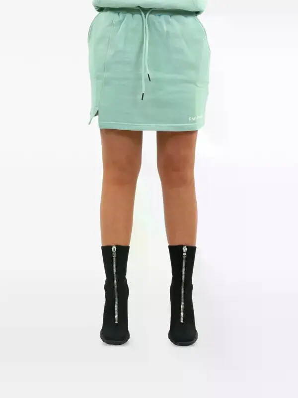 DAILY PAPER Logo-print Drawstring Mini Straight Skirt