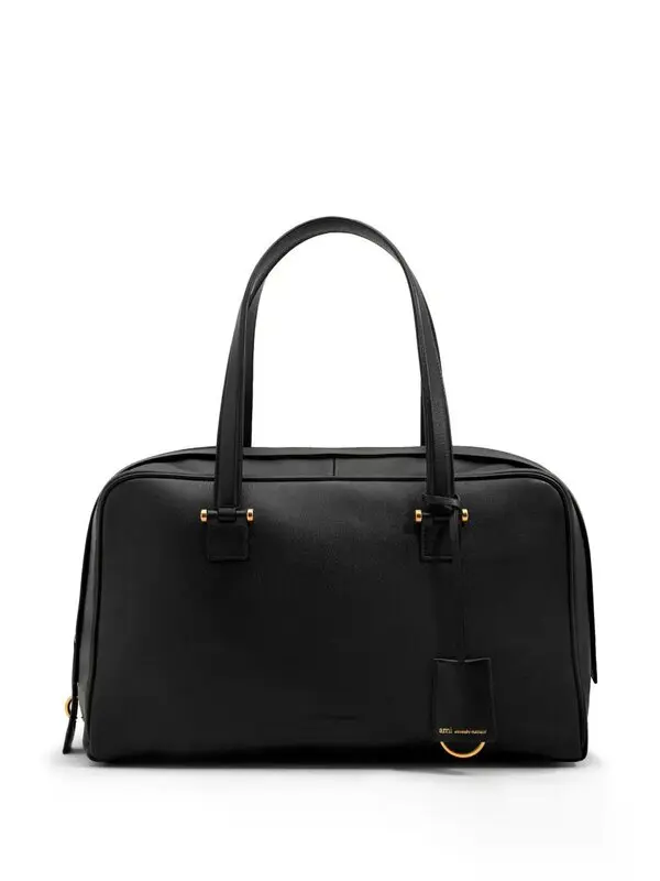 AMI Paris Cowhide Leather Georges Bowling Bag