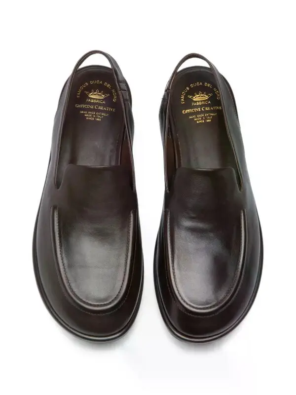 Officine Creative Mienne 116 Slingback Flat Pumps - Brown