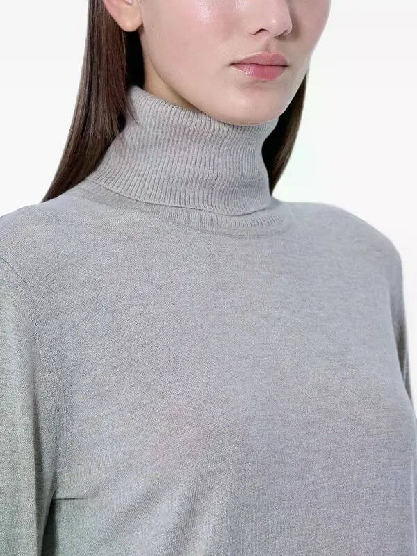 Max Mara Turtleneck Sweater - Grey