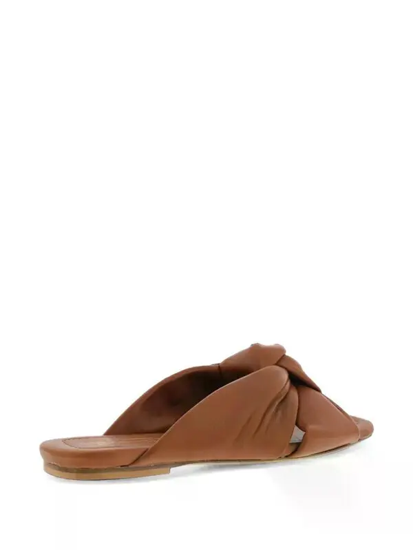 PARIS PUNK Knot-detail Slippers