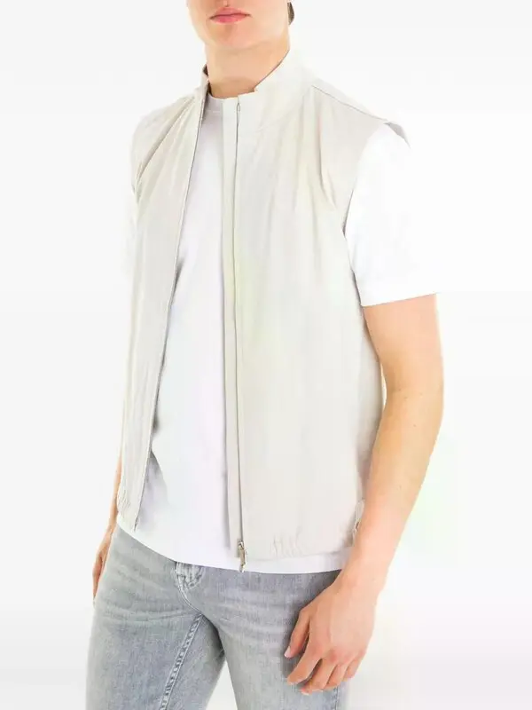 VALENZA Zip-up Cotton Gilet