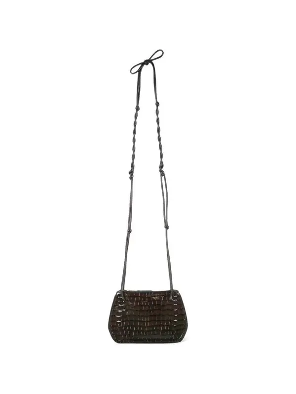 Philosophy Di Lorenzo Serafini Crocodile-effect Leather Shoulder Bag
