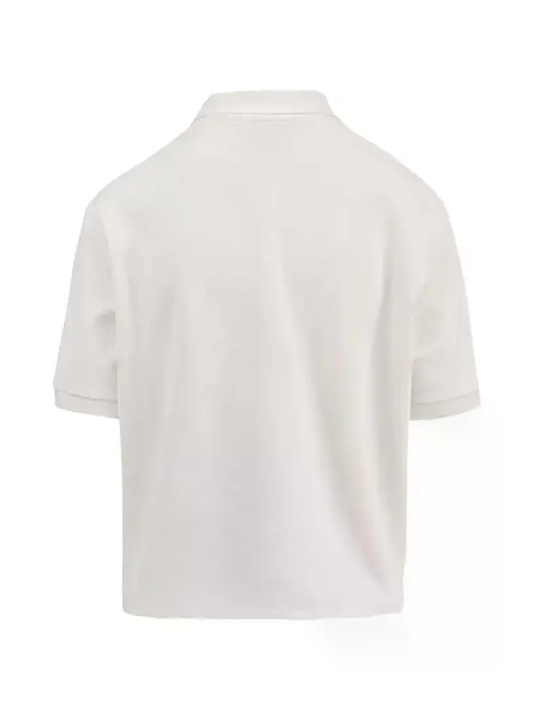 SEEN USERS Old School New Cool Lace-overlay Polo Top