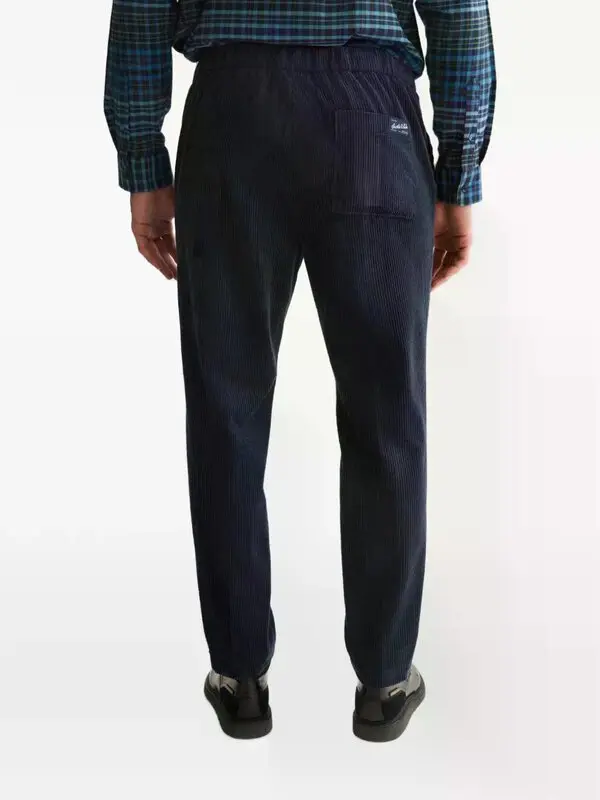 Scotch & Soda Corduroy Drawstring Trousers - Blue