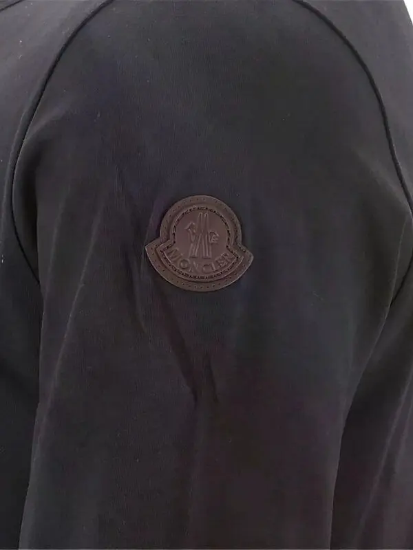Moncler Leather-patch Long-sleeved T-shirt