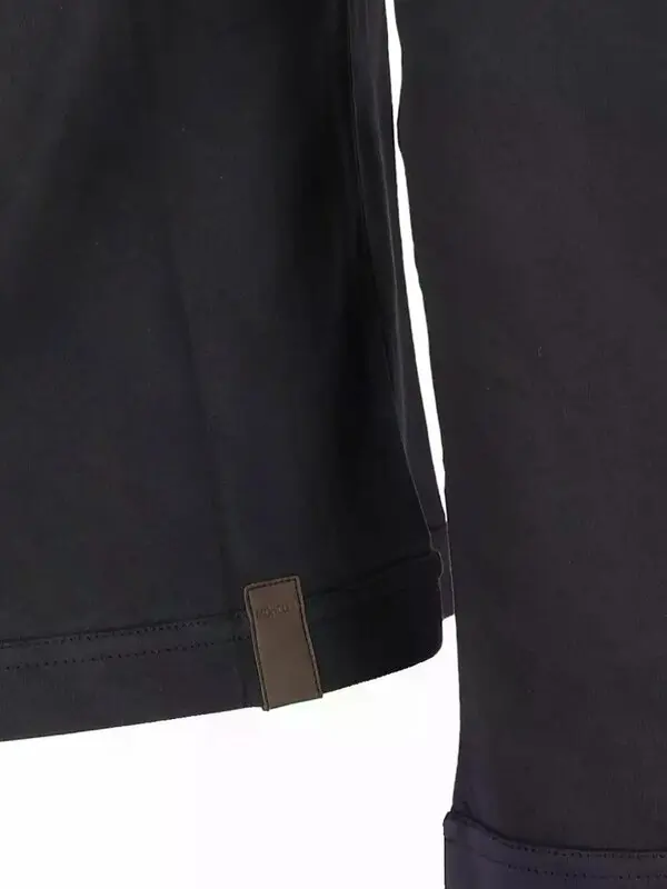 Moncler Leather-patch Long-sleeved T-shirt