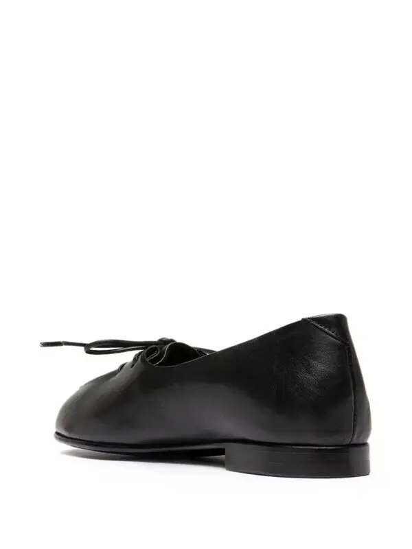 Officine Creative Oliver Leather Ballet Flats - Black