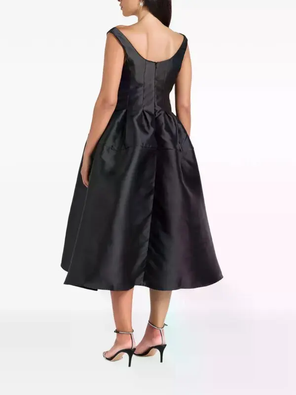 MARQUES' ALMEIDA Off-shoulder Pleated Midi Dress