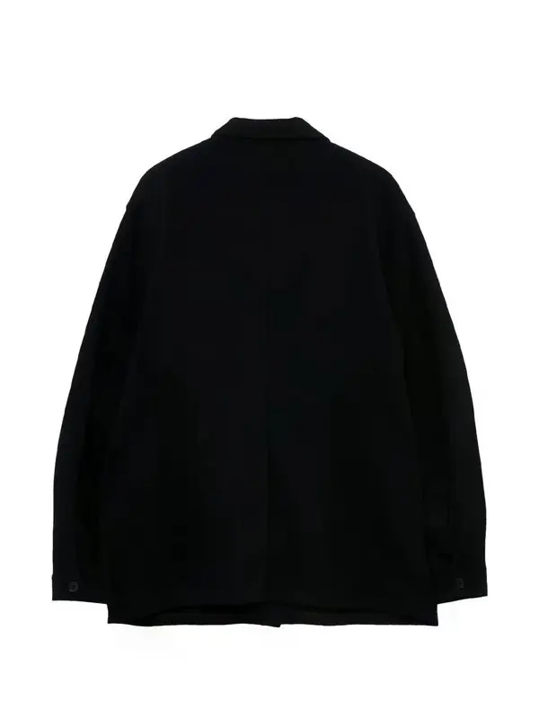 Yohji Yamamoto Button-up Patch-pocket Jacket