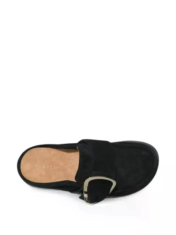 Inuikii Buckle-detail Suede Mules