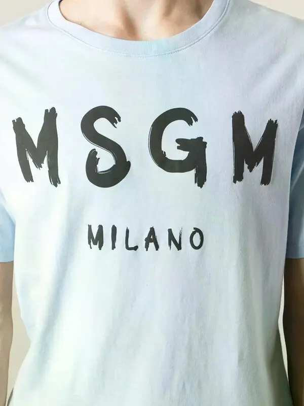 MSGM Logo Print T-shirt