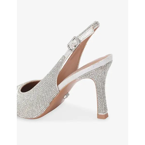 Carvela Corletta Heeled Woven Sling-backs