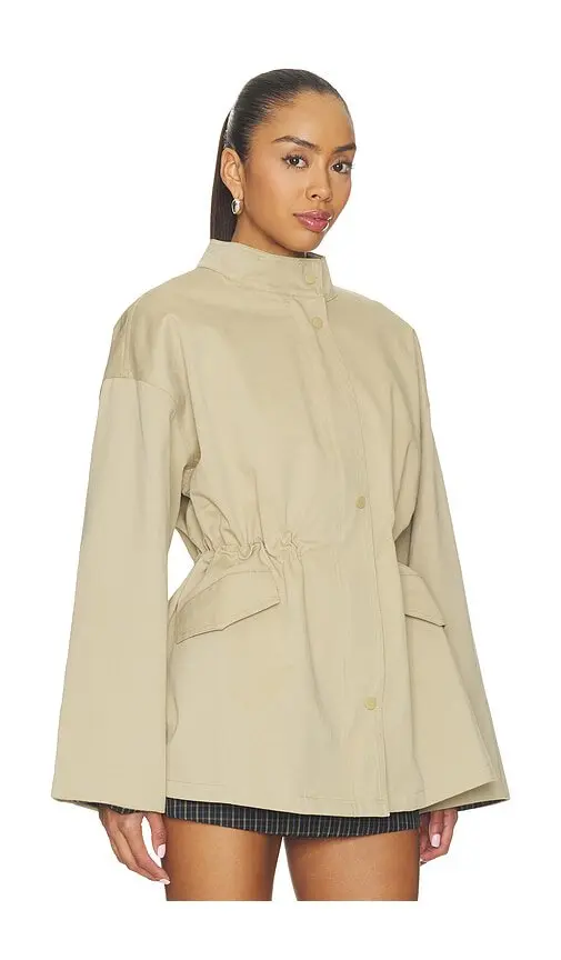 MAUDE CLUB Lake Trench In Tan