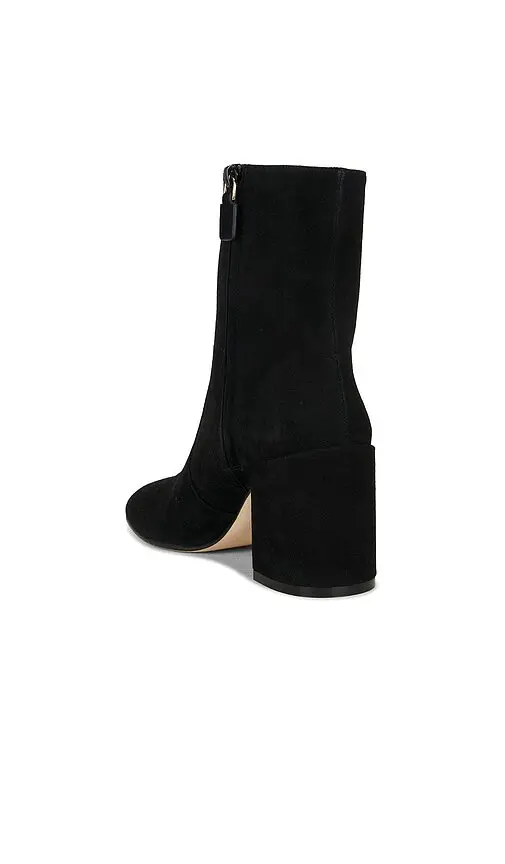STUART WEITZMAN Nubacari Zip Bootie In Black