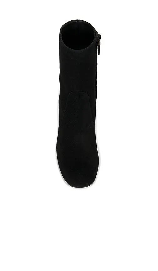 STUART WEITZMAN Nubacari Zip Bootie In Black