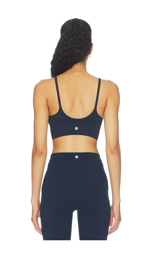 Lululemon Focuser Scoopneck Bra In Navy