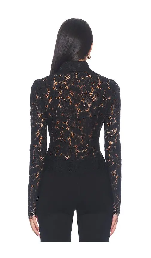 SAU LEE X Roberta Top - Black