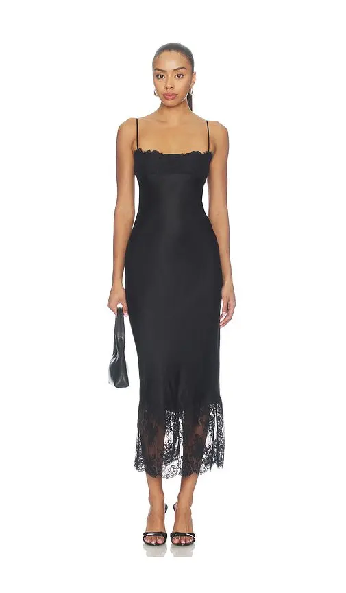 STONE COLD FOX X Carmela Midi Dress