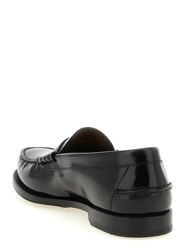 Prada Brushed Leather Loafers