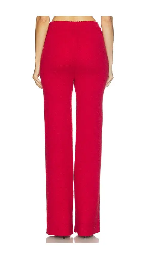 ROWEN ROSE Mohair Wide Leg Pants