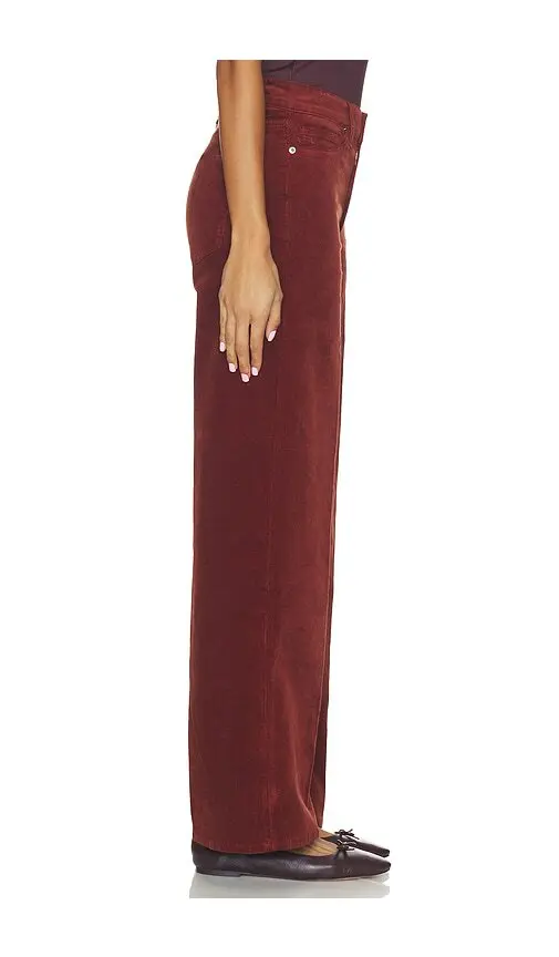 FRAME Le Slim Palazzo Pant In Red