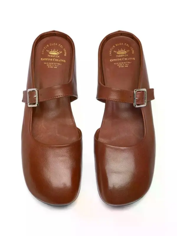 Officine Creative Meredith 005 Buckle-strap Leather Mules
