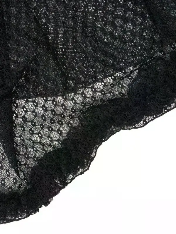 Isabel Marant Étoile Bead-embellished Lace-panel Maxi Skirt