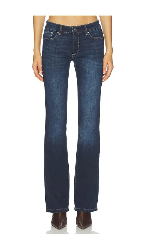 DL1961 Milano Boot Low Rise Instasculpt Jean In Denim-dark